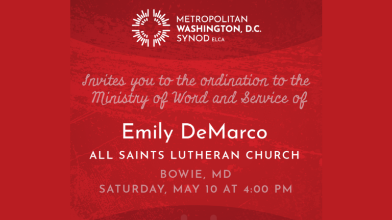Ordination of Emily DeMarco - All Saints Lutheran Church